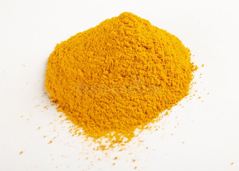 Turmeric Powder - Spicy Powder - Yellow Powder Stock Image - Image of ...
