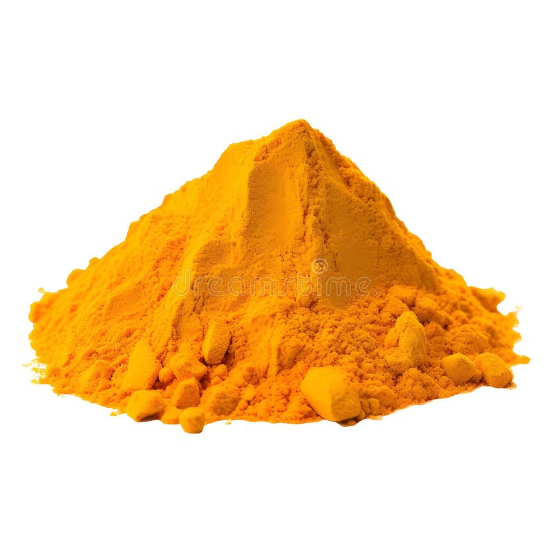 Turmeric Powder on Transparent Background - Ai Generated Stock ...