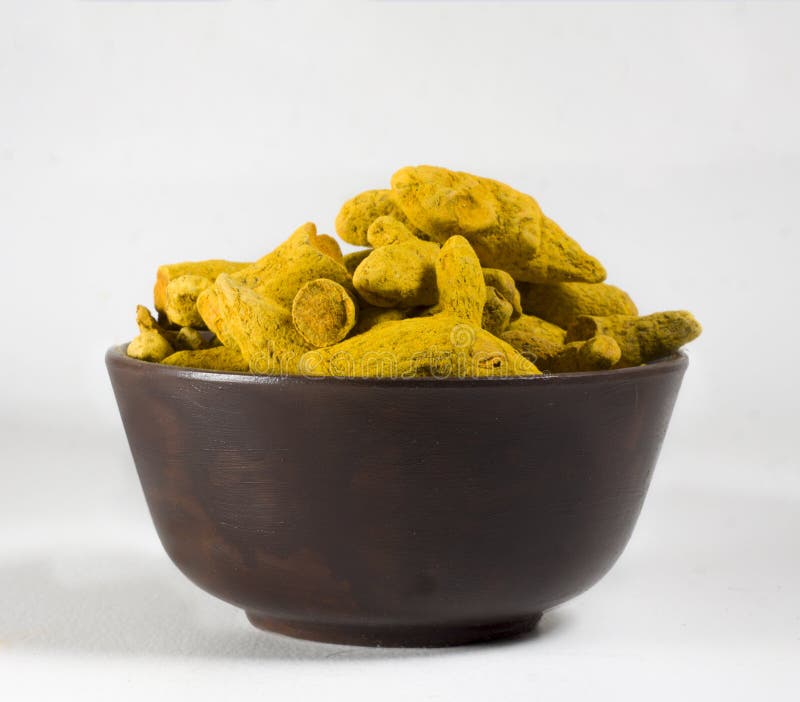 Turmeric raw bowl stock image. Image of bowl, fresh - 174825171
