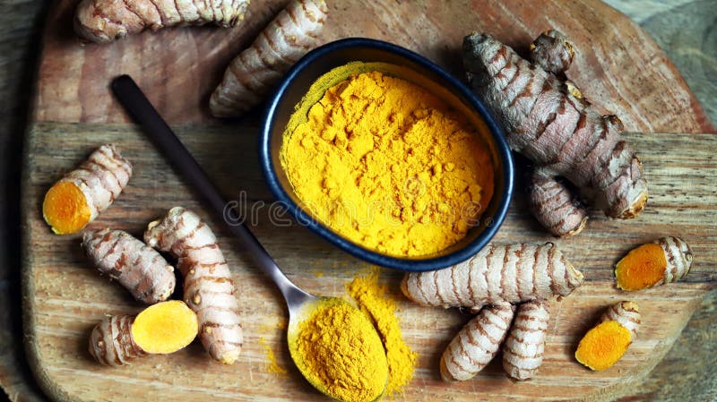 Turmeric. Turmeric root stock photo. Image of powder - 264296936