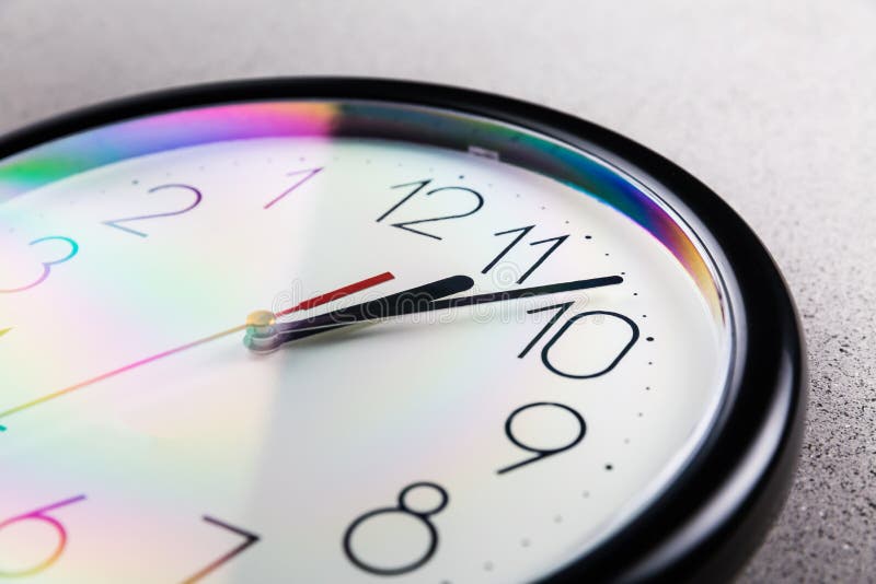 Turn Back Time - Concept of Turning Clock Backwards Stock Photo - Image ...