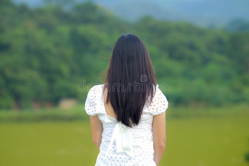 Turn back stock photo. Image of turned, relaxed, beauty - 45475778