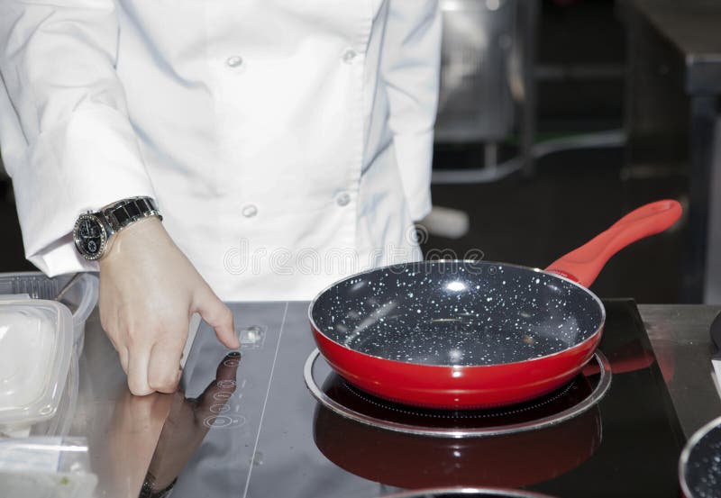 Turn on the Fire for Cooking Stock Photo - Image of chef, ceramic: 53483812