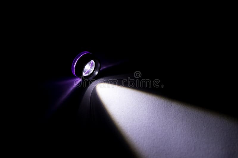 Turn on the flashlight stock photo. Image of hand, isolated - 84848642