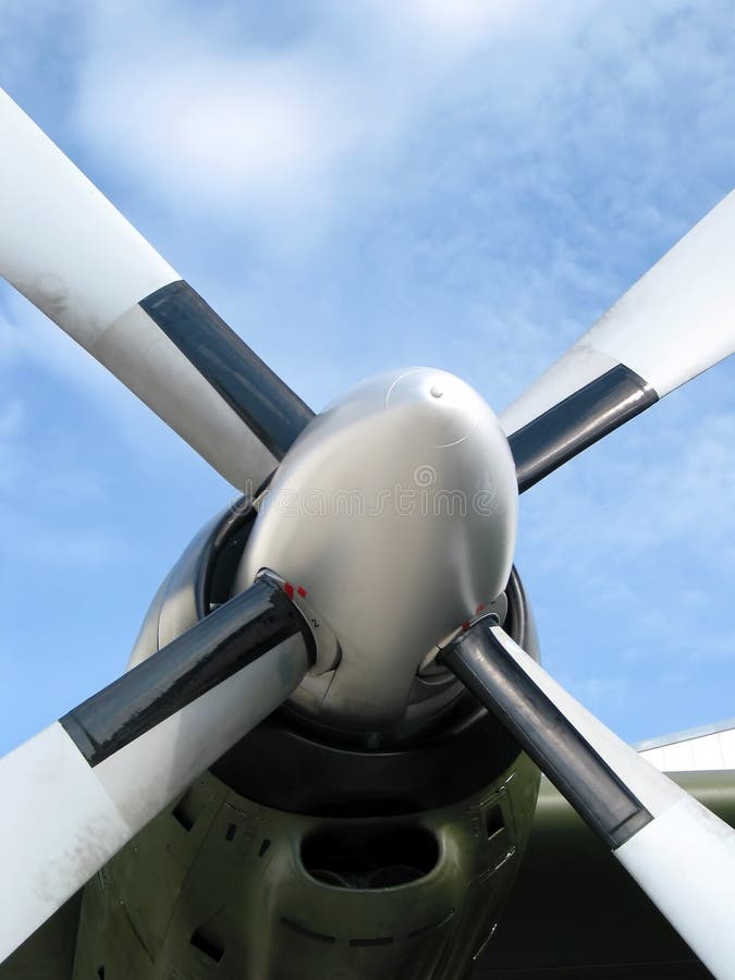 Airplane Propeller Flight Aviation Engine Isolated Stock Photo - Image ...
