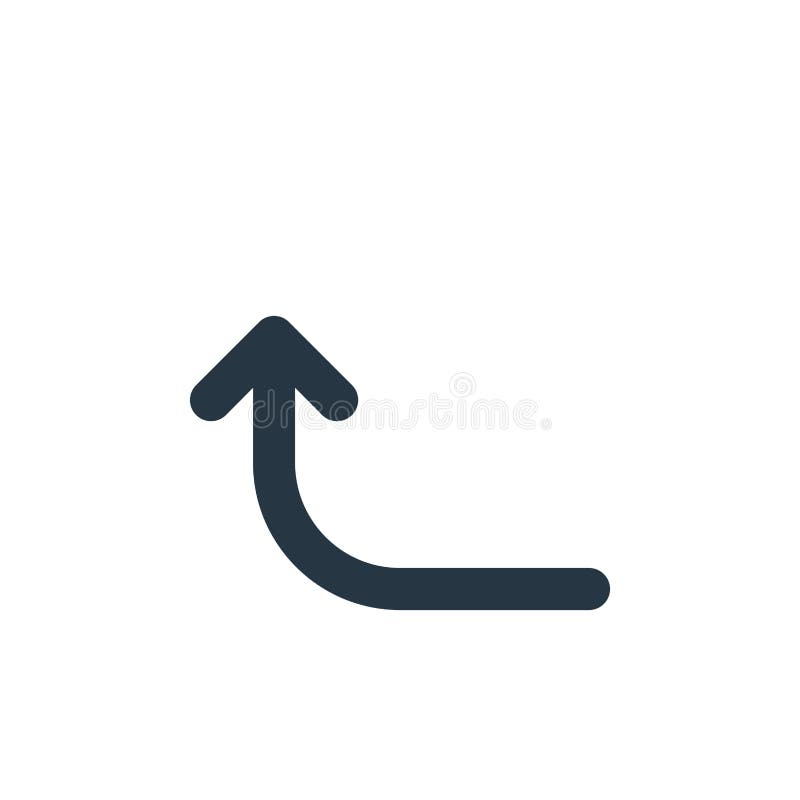 Turn Icon Vector from Arrows Concept. Thin Line Illustration of Turn ...