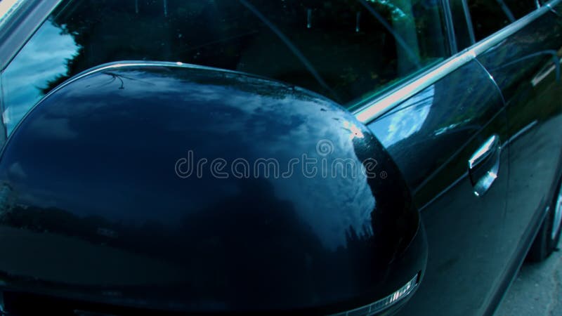 Turn Indicator on the Driver`s Side Mirror. Car Details Presentation in ...