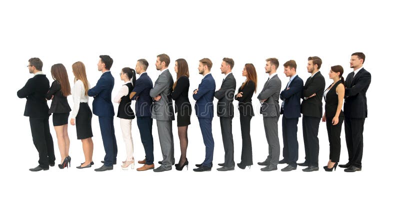 Turn Isolated on White Background Stock Image - Image of businesspeople ...