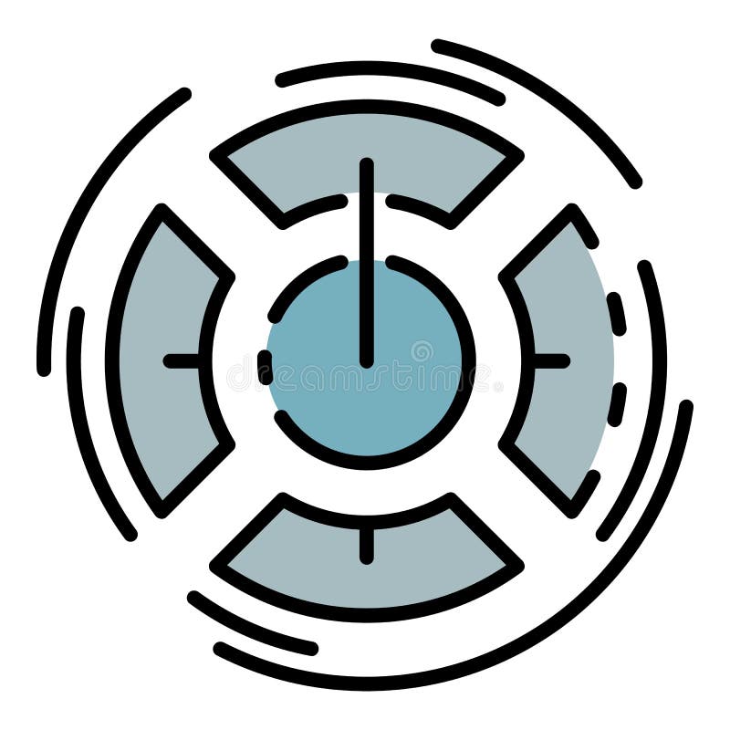 Book with Turn Over Pages Icon, Outline Style Stock Vector ...