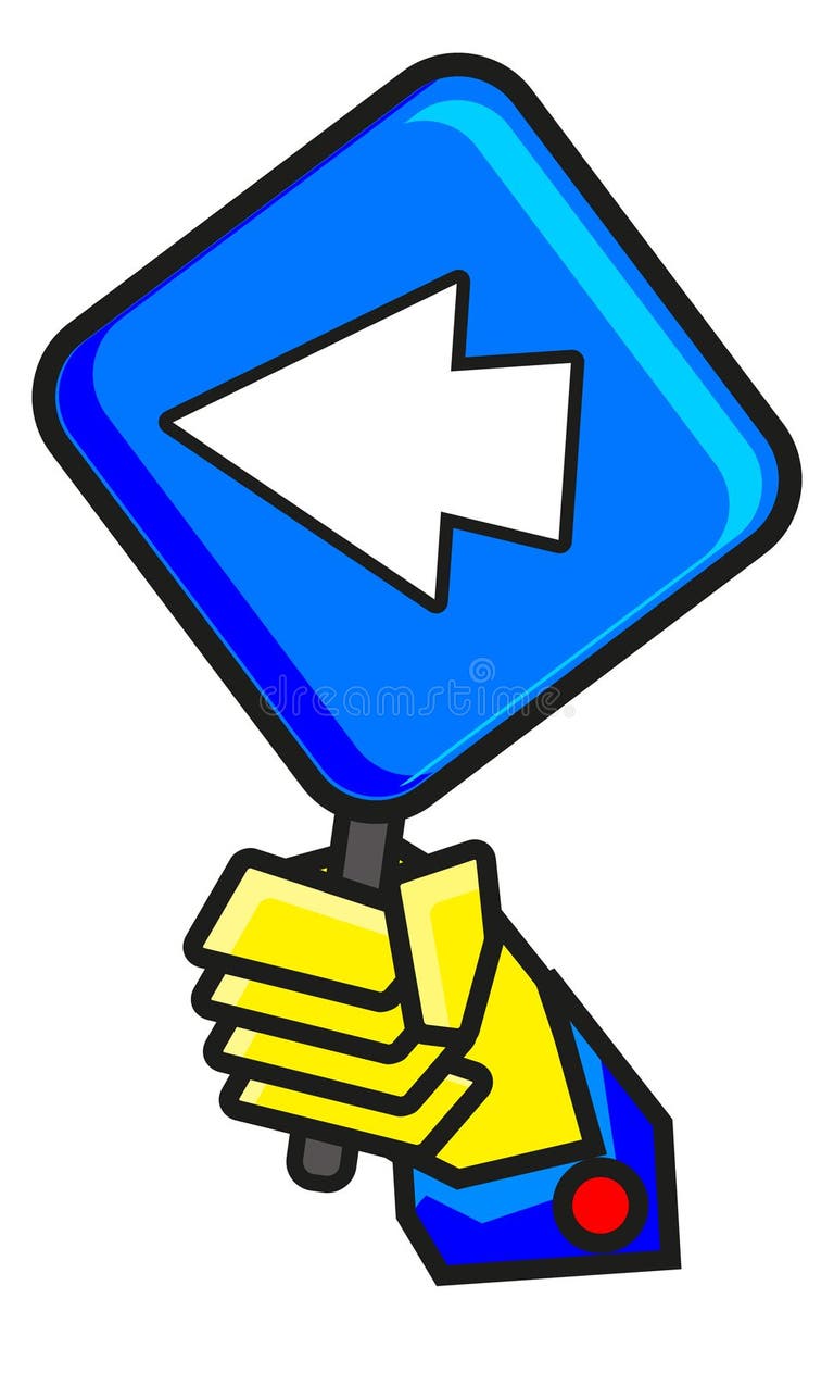Cartoon Hand Left Turn Stock Illustrations – 735 Cartoon Hand Left Turn ...