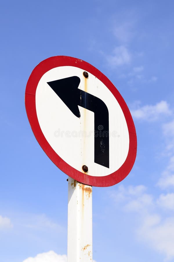 Sharp Left Turn Traffic Sign Stock Image - Image of bend, destination ... Sharp Left Turn Traffic Sign Stock Image - Image of bend, destination ...