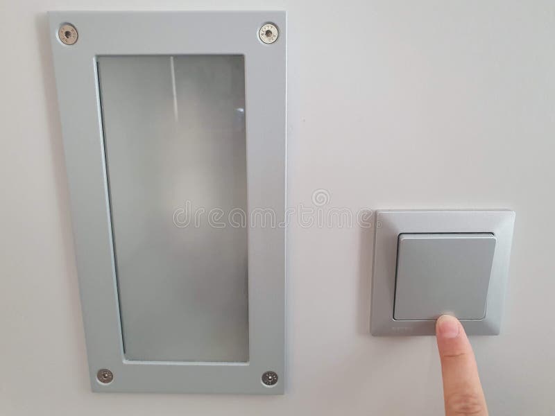 Turn the light on and off stock photo. Image of supply - 225358500