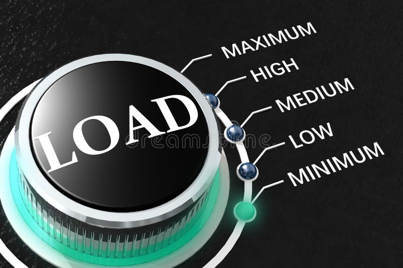 Turn the Load Knob To Minimum Level Stock Image - Image of setting ...