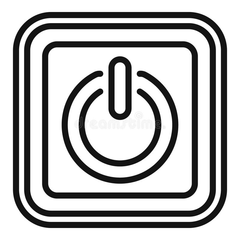 Turn off computer symbol stock vector. Illustration of design - 118251637