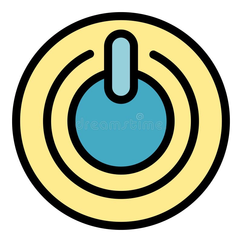 Turn Off Button Icon Vector Flat Stock Vector - Illustration of flat ...