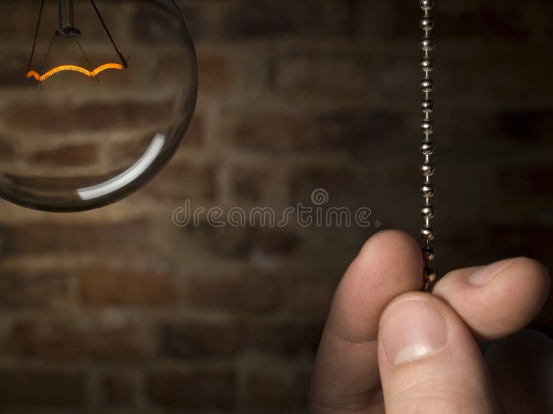 Turning off the lights stock photo. Image of lamp, light - 205124
