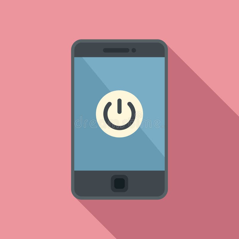 Turn Off Smartphone Icon Flat Vector. Turn Off Mobile Phone Stock ... Turn Off Smartphone Icon Flat Vector. Turn Off Mobile Phone Stock ...