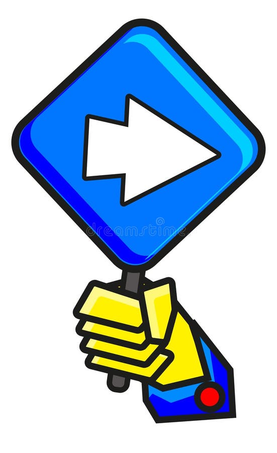 Turn right stock illustration. Illustration of abstract - 21662761