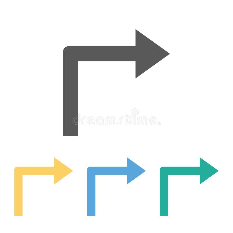 Turn Corner Arrow Stock Illustrations – 476 Turn Corner Arrow Stock ...