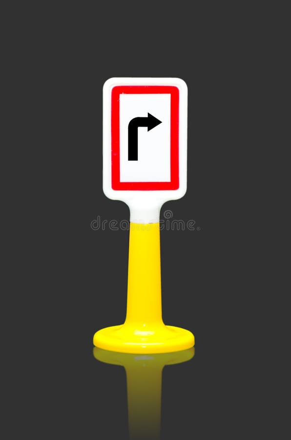 Turn right traffic sign stock image. Image of signage - 32068861