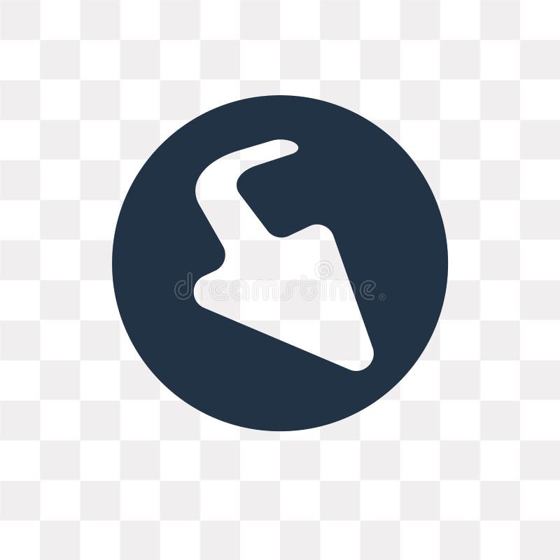 Right Vector Icon Isolated on Transparent Background, Linear Rig Stock ...