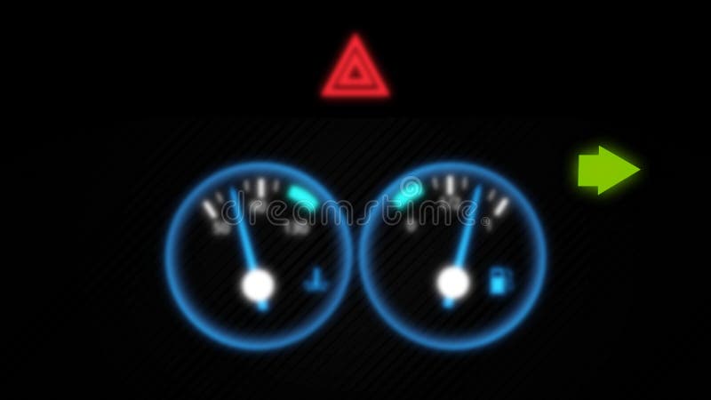 Turn Signals Flashing Rhythmically Turn Left Turn Right. Stock Video ...