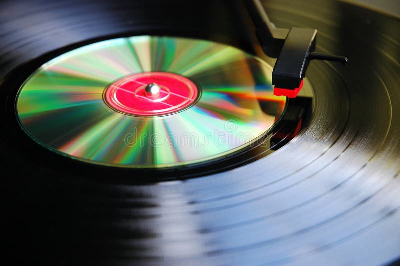 Turn Table stock image. Image of disc, background, outdated - 1689343