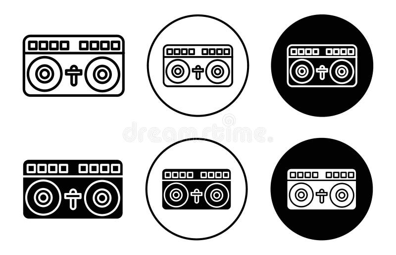 Turn table icon stock vector. Illustration of design - 326104656