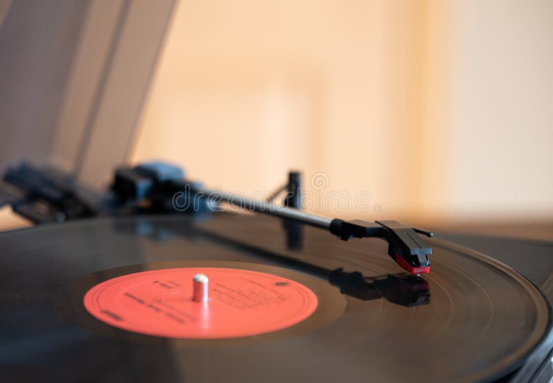 A Turn Table Recored Player Stock Photo - Image of equipment, listen ...