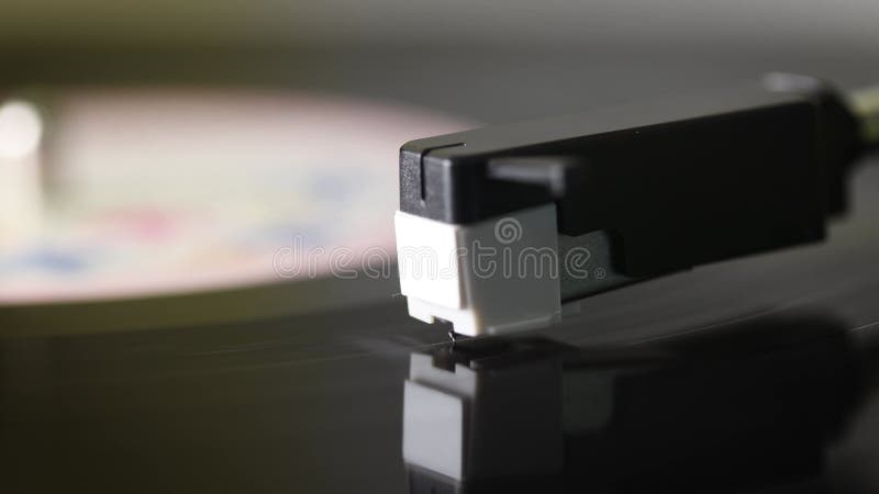 Turn Table with the Spinning Vinyl Disc Stock Footage - Video of ...