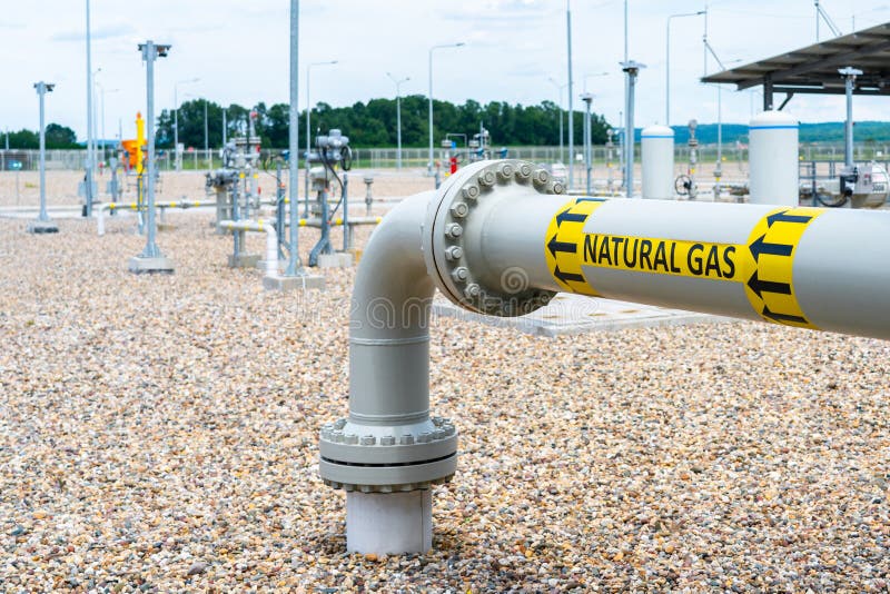 Turn and Underground Transition of High Pressure Pipe Indicating ...