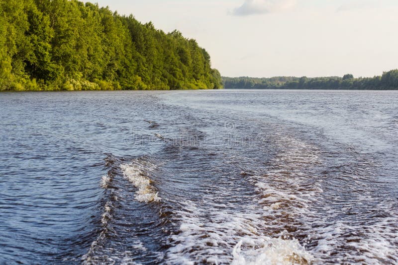 Turn on a wide river stock photo. Image of distance - 195893874