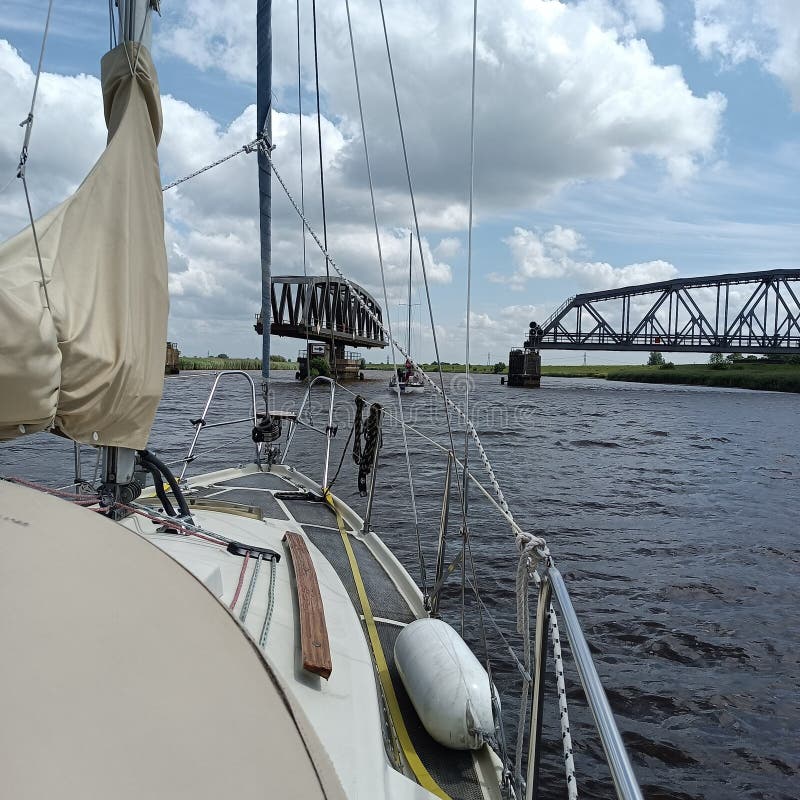 Turnbridge at St. Annen, Next To Friedrichstadt, Germany Stock Image ...