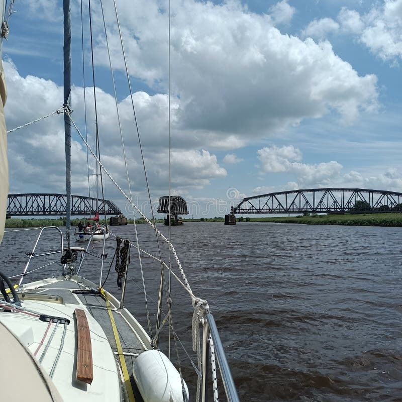 Turnbridge at St. Annen, Next To Friedrichstadt, Germany Stock Image ...