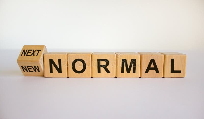 Turned a Cube and Changed the Words `new Normal` To `next Normal ...