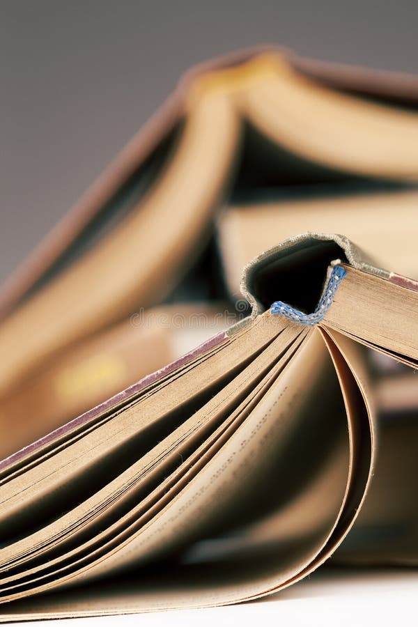 Turned down open book stock image. Image of publications - 13466779