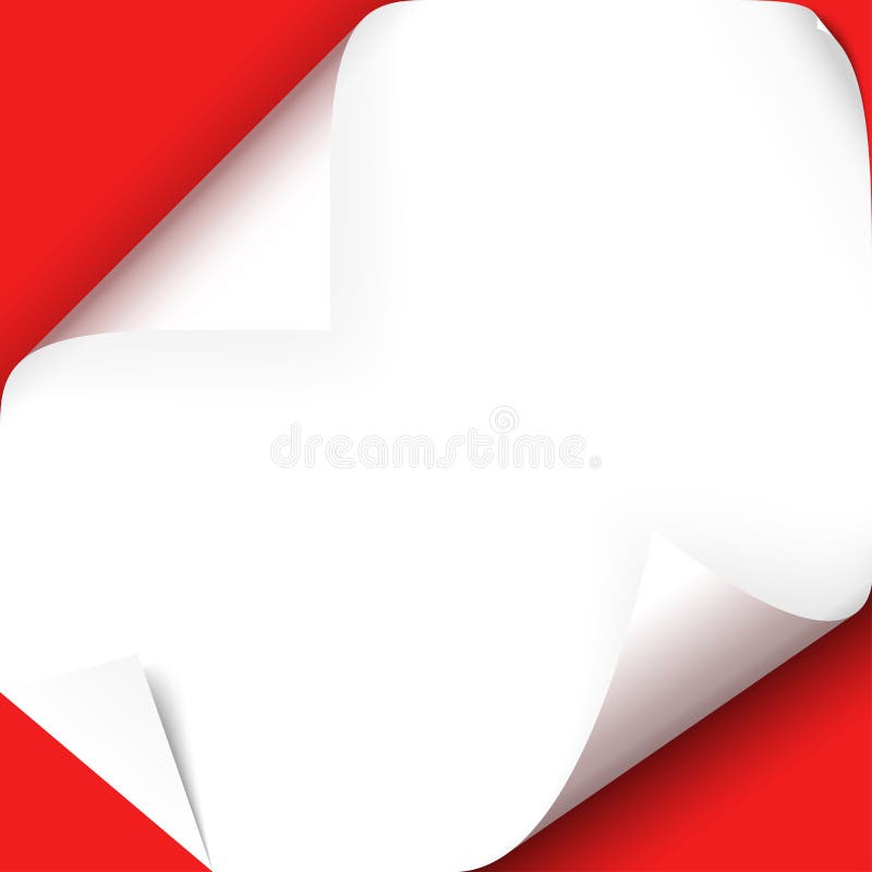 Turned over paper corners stock vector. Illustration of sheet - 96628594