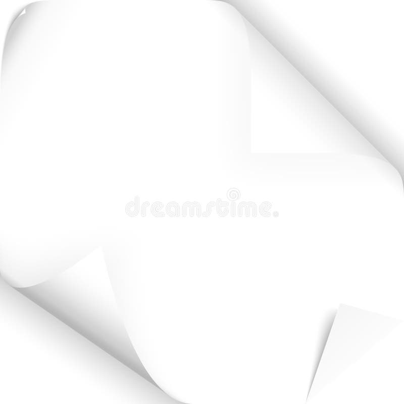 Turned over paper corners stock vector. Illustration of sheet - 96628594