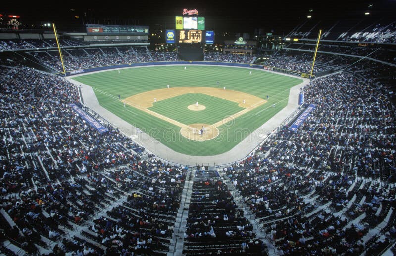 Turner Field in Atlanta editorial stock photo. Image of major - 26903353