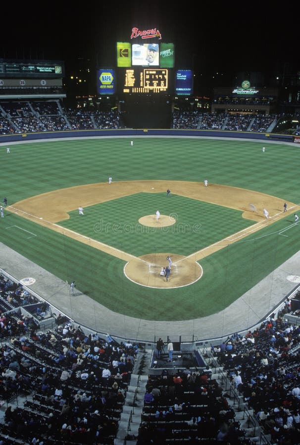 Turner Field in Atlanta editorial stock photo. Image of major - 26903353