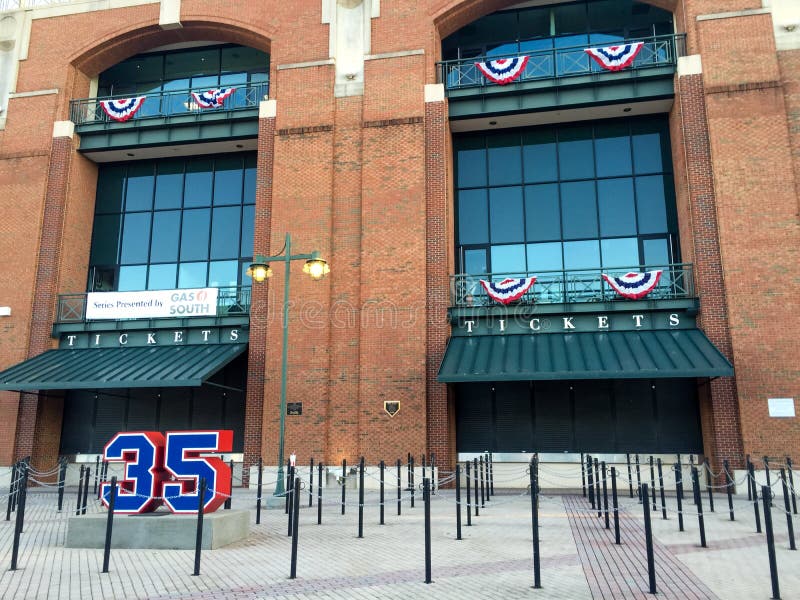 Turner Baseball Field Atlanta Braves Editorial Stock Image - Image of ...