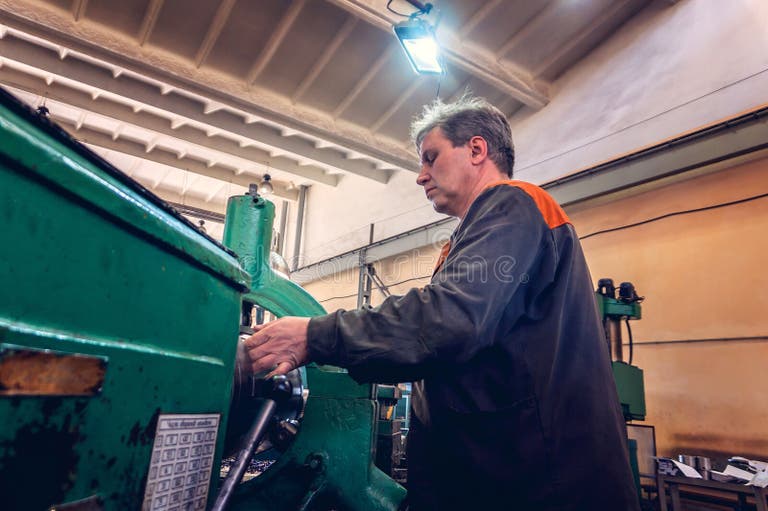 Turner for the Machine, the Machine Operator Controls the Technological ...