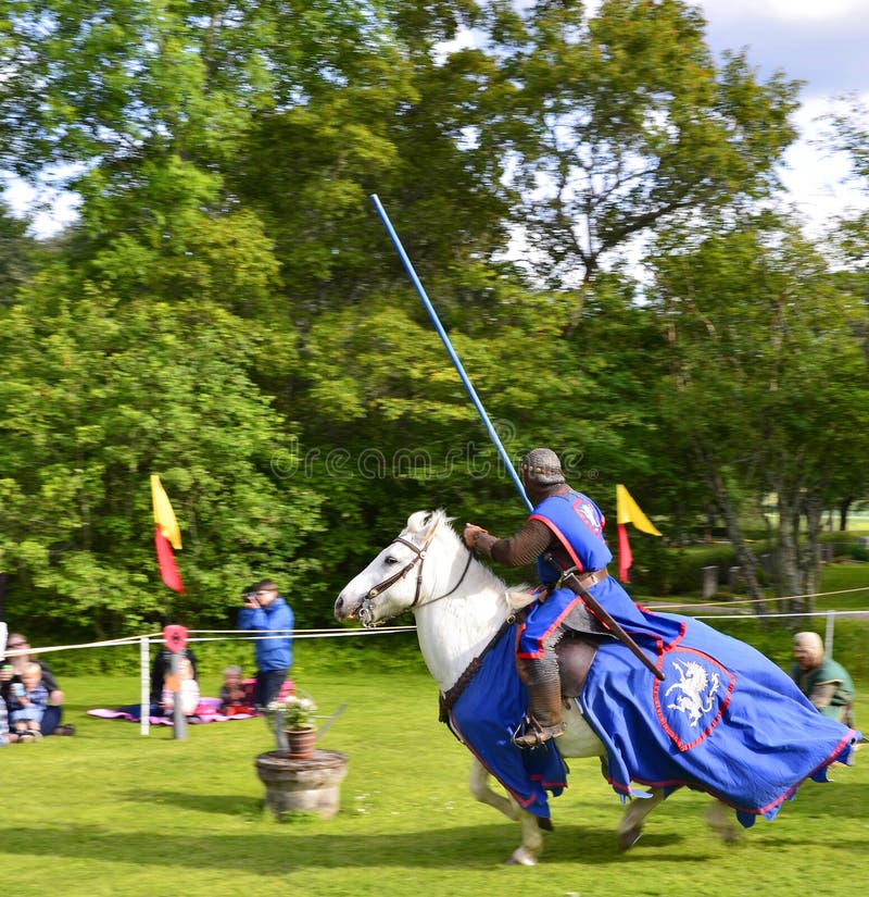 Turnering för 2 riddare redaktionell bild. Bild av historia - 41962581