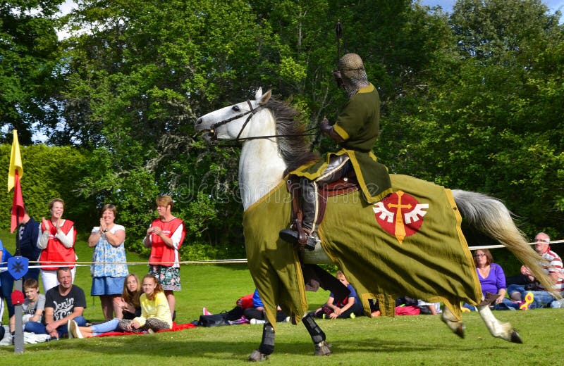 Turnering för 2 riddare redaktionell bild. Bild av historia - 41962581
