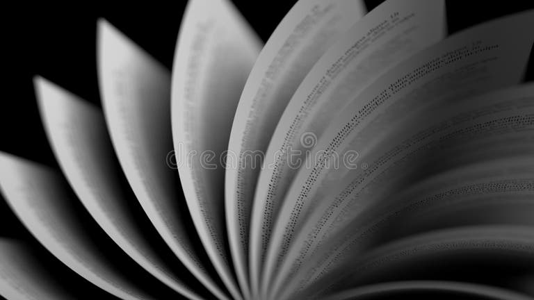 Flipping Book Pages, 3D Rendering Stock Illustration - Illustration of ...