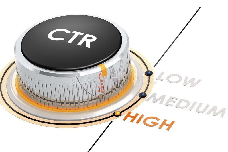 Turning a Ctr Knob on the Highest Position Stock Image - Image of ...