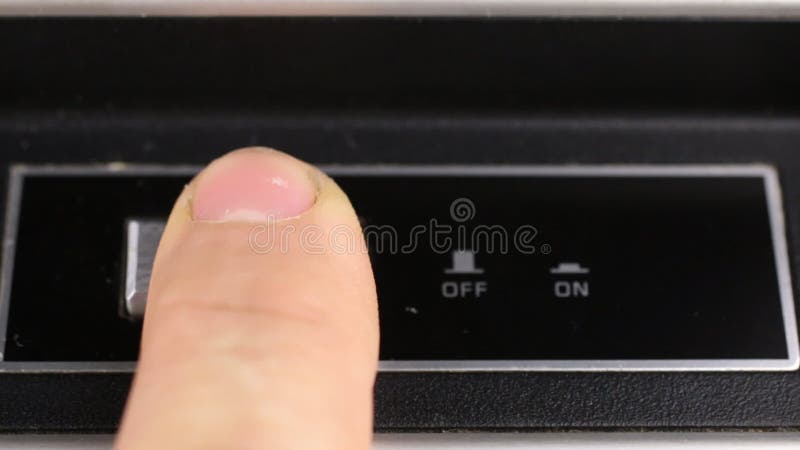 Turning the Device on and Off by Pressing the Power Button with Finger ...
