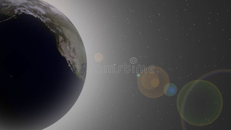 Turning Earth with Political Map on Black Background. Stock Video ...