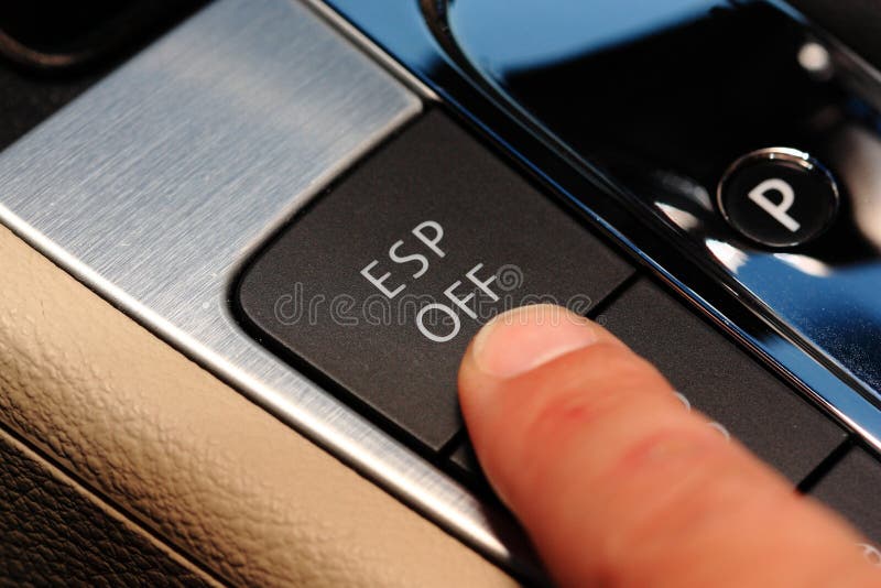 Turning ESP off stock image. Image of driving, corner - 34197599