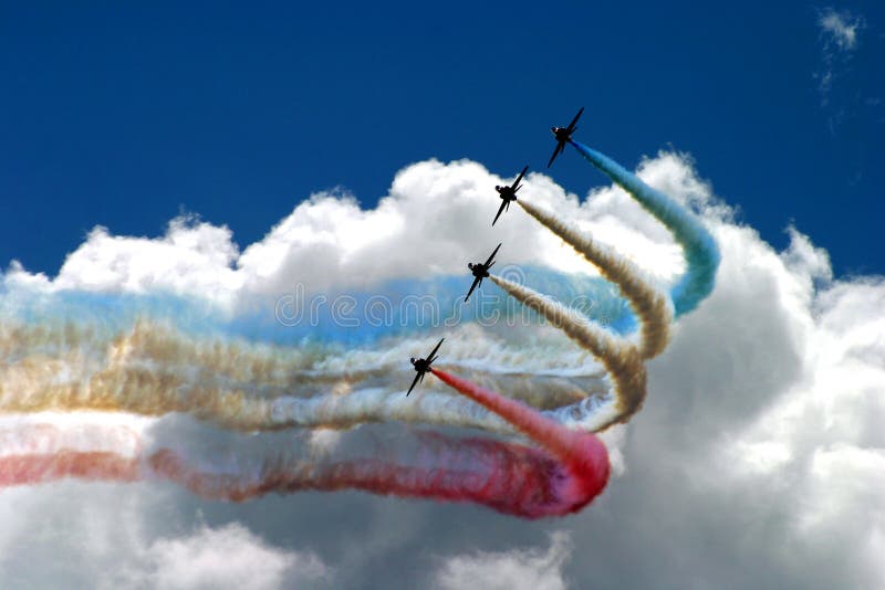 Flying in formation stock image. Image of fight, plane, fighters - 69603